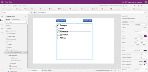 Manejando listas de datos en PowerApps | CompartiMOSS