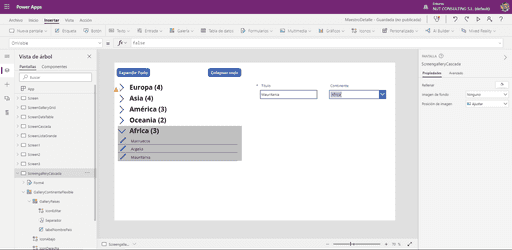 Manejando listas de datos en PowerApps | CompartiMOSS