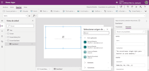 Manejando listas de datos en PowerApps | CompartiMOSS